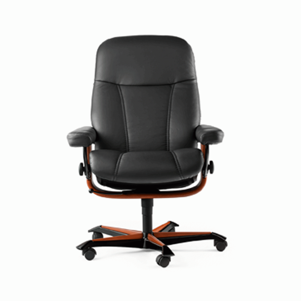 Stressless Consul Office Chair - Ironhorse Home Furnishings in Benicia ...