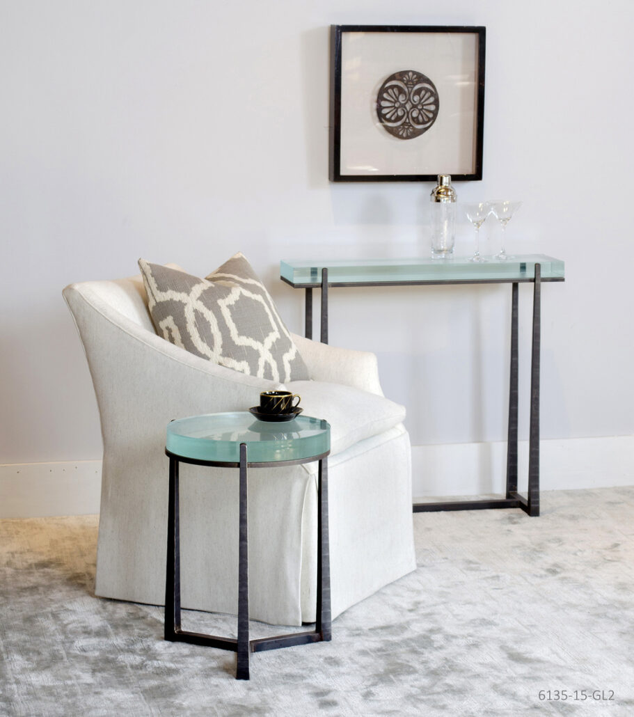 Cooper Console 34" with Fusion Glass Top - Ironhorse Home Furnishings ...
