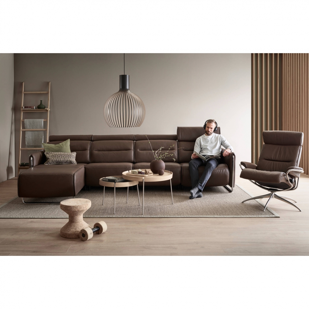 Stressless® Emily Sofa - Ironhorse Home Furnishings in Benicia & Santa Cruz